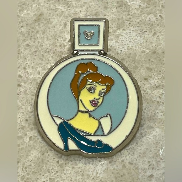 Disney | Accessories | Disney Princess Cinderella Perfume Bottle Pin ...